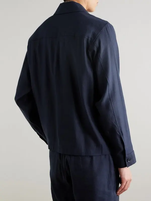 Nn07 Alban 1808 Jacket - Blue