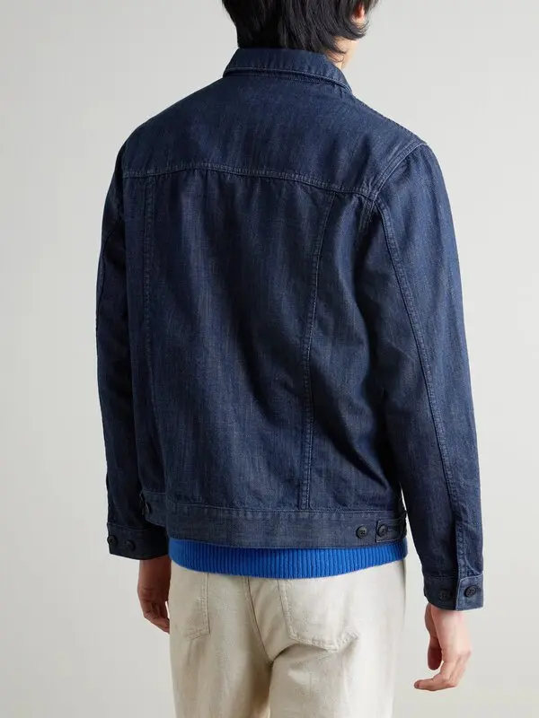Sunspel Denim Jacket - Blue