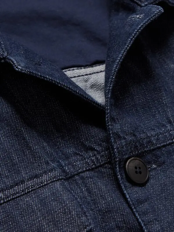 Sunspel Denim Jacket - Blue