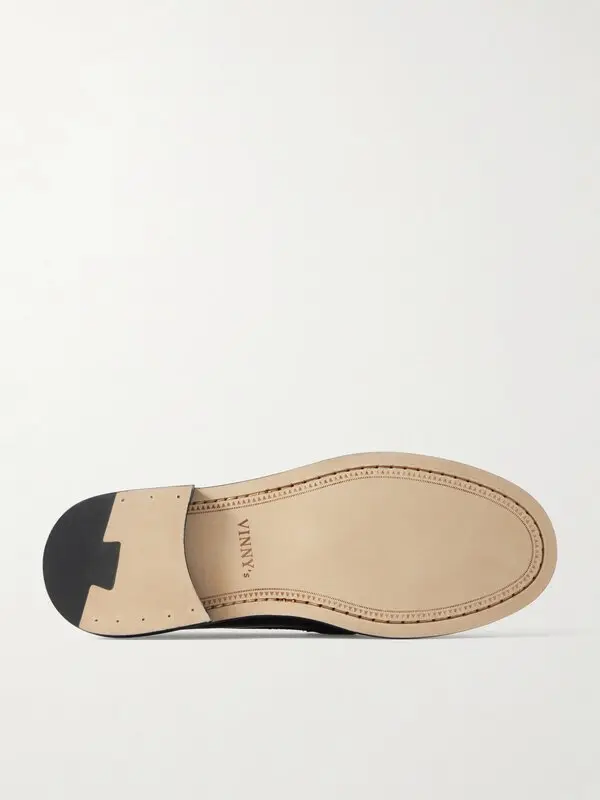 VINNY'S Yardee Penny Loafers - Burgundy