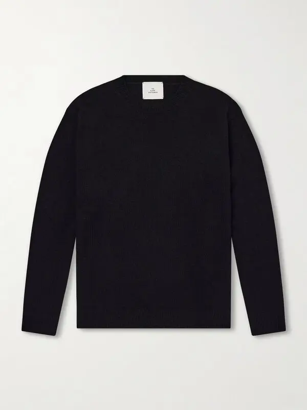 THE ELDER STATESMAN Cashmere Sweater - Black