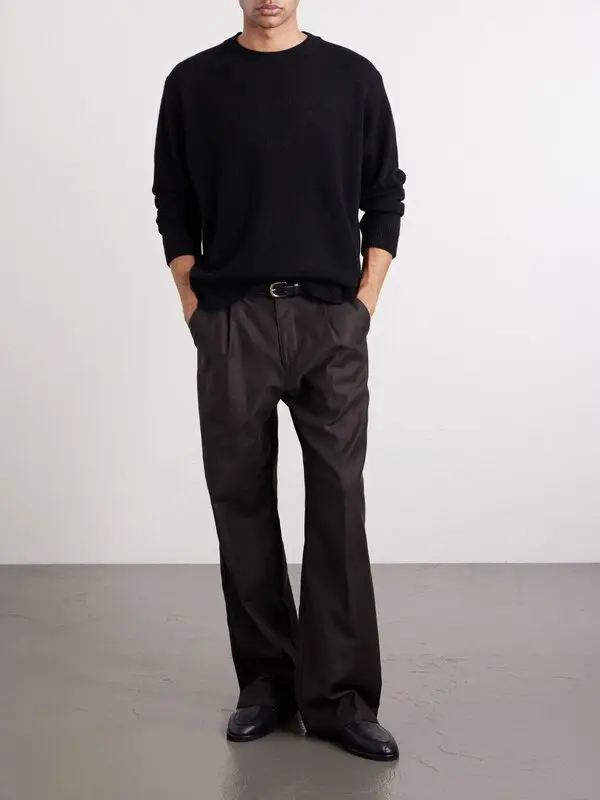 THE ELDER STATESMAN Cashmere Pullover - Black