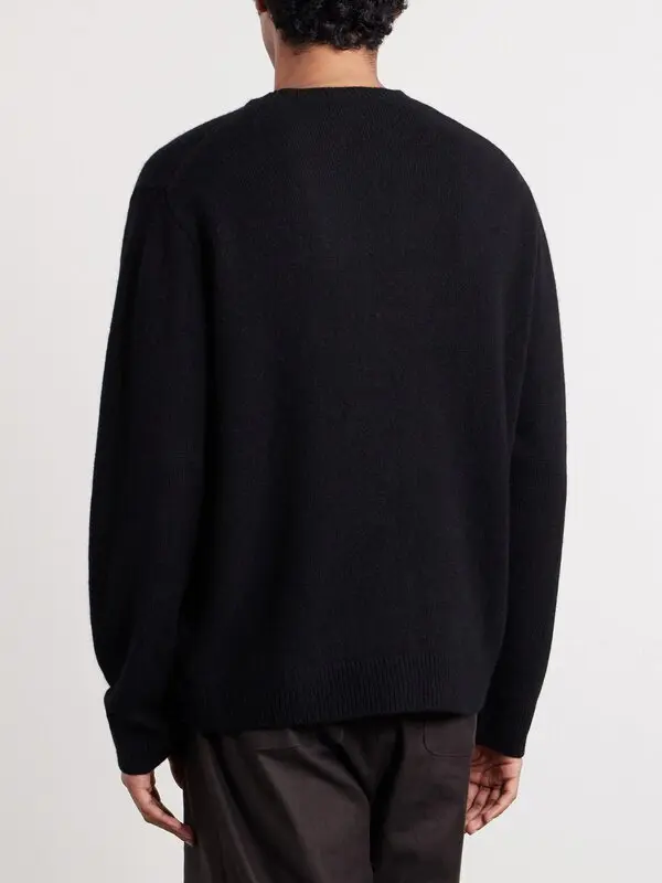 THE ELDER STATESMAN Cashmere Pullover - Black