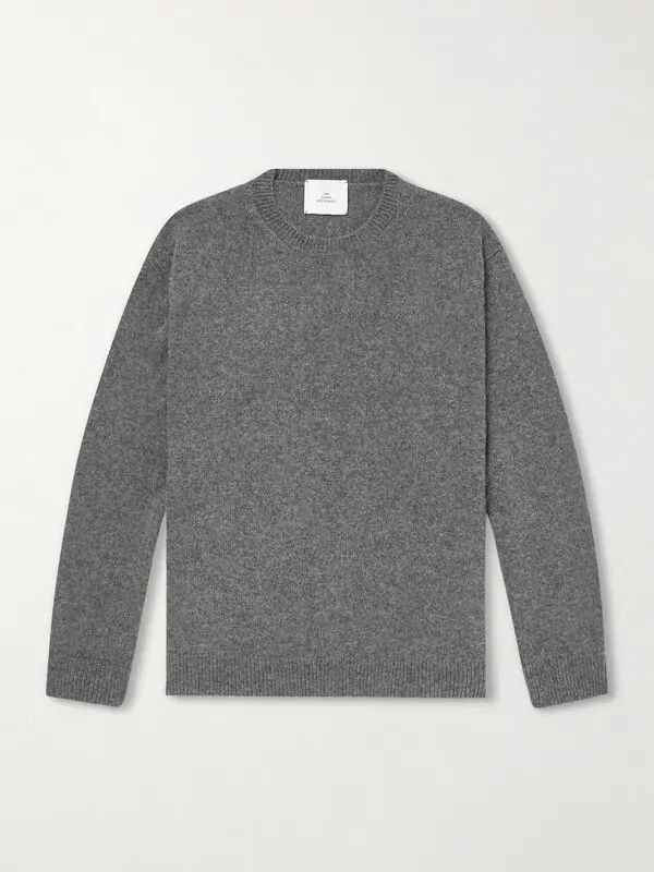 THE ELDER STATESMAN Cashmere Sweater - Gray