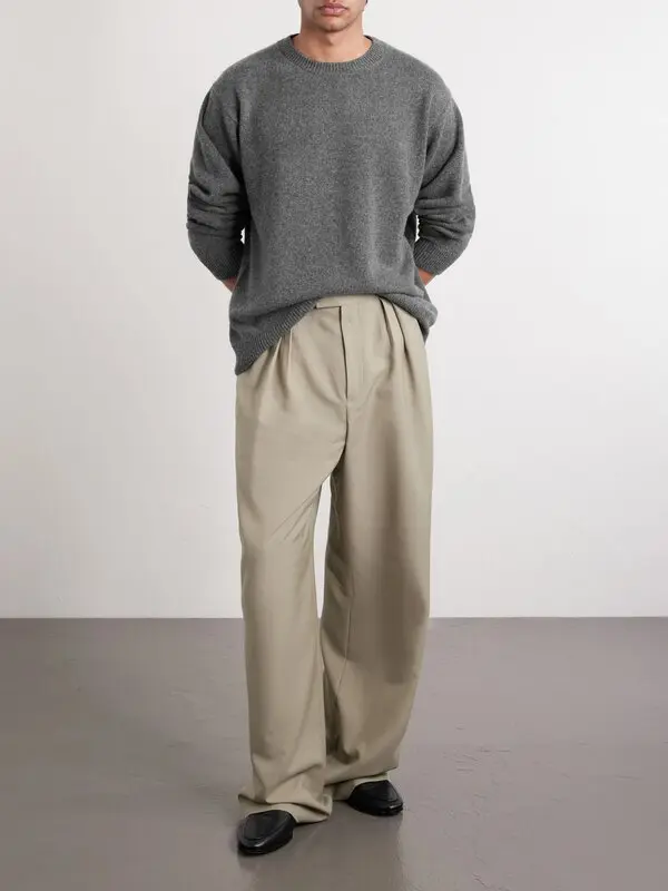 THE ELDER STATESMAN Cashmere Sweater - Gray