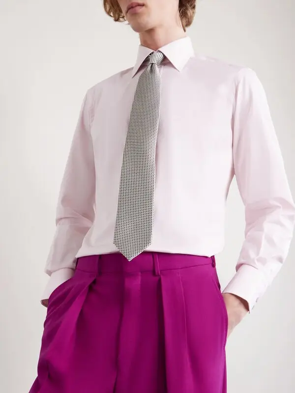 TOM FORD Cotton-poplin Shirt - Pink