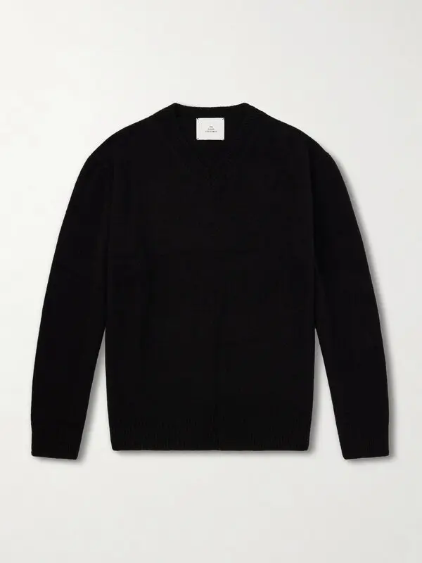 THE ELDER STATESMAN Cashmere V-neck Sweater