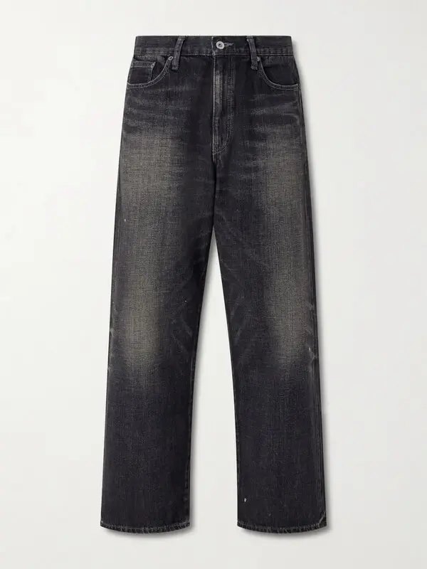 NEIGHBORHOOD Washed Wide-leg Jeans