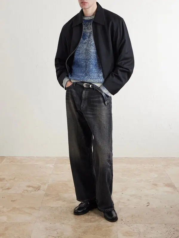 NEIGHBORHOOD Washed Wide-leg Jeans