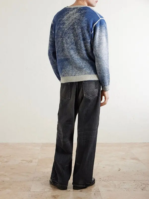 NEIGHBORHOOD Washed Wide-leg Jeans