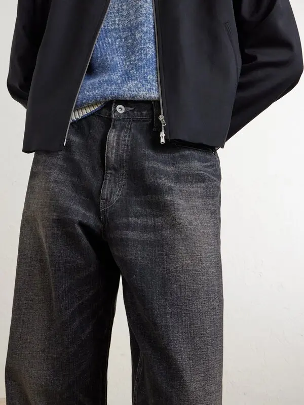 NEIGHBORHOOD Washed Wide-leg Jeans