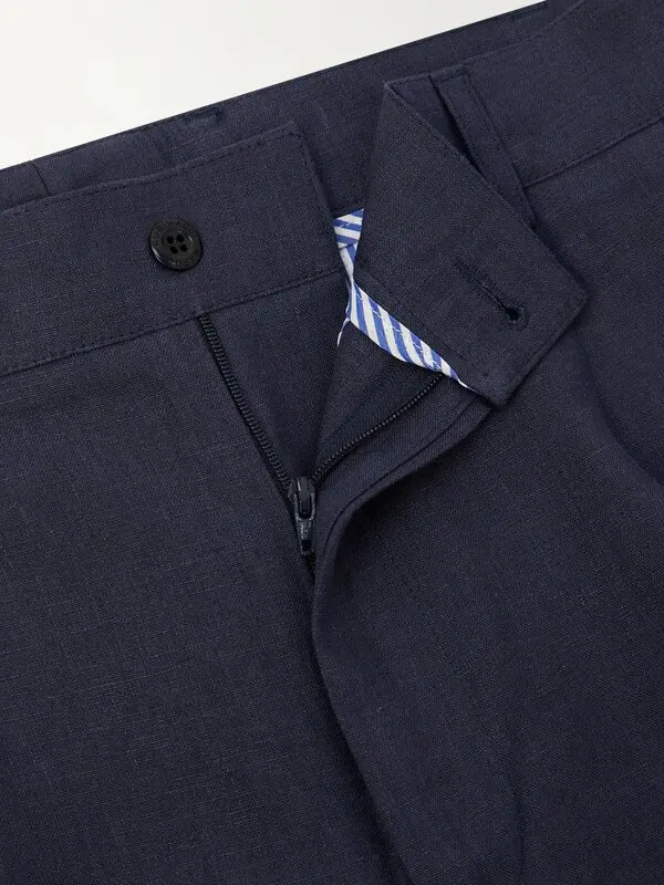 Rubinacci Straight-leg Linen Shorts