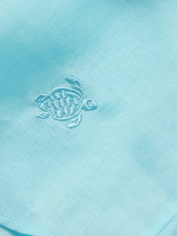 Vilebrequin Caroubis Linen Shirt - Blue