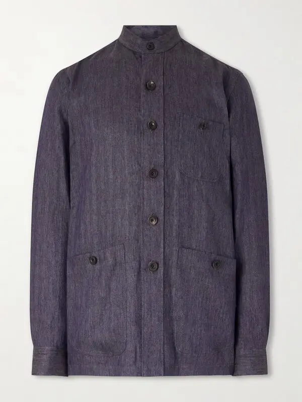 Rubinacci Safari Linen Jacket