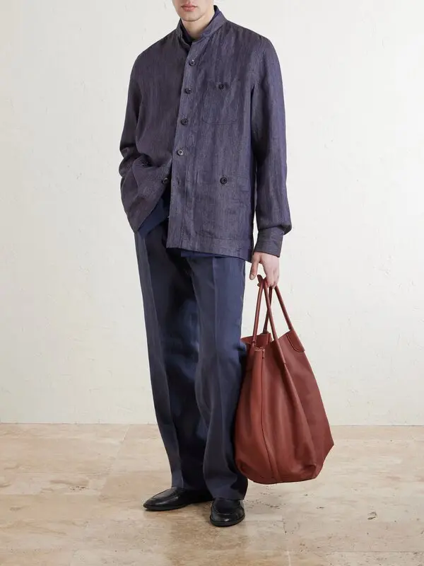 Rubinacci Safari Linen Jacket