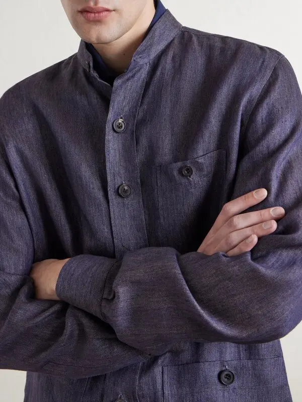 Rubinacci Safari Linen Jacket