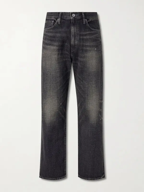 NEIGHBORHOOD Washed Straight-leg Denim