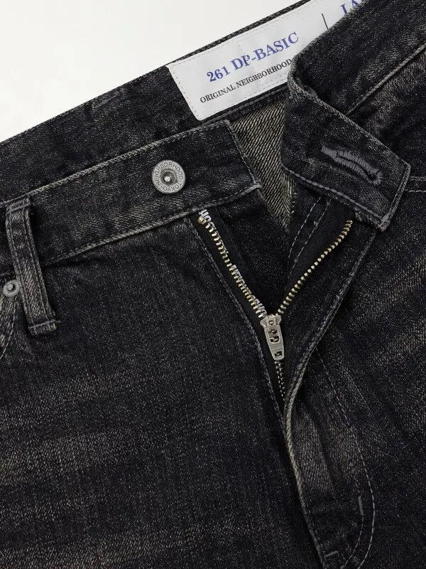 NEIGHBORHOOD Washed Straight-leg Denim