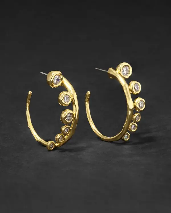 Alexis Bittar Asterales Hoop Earrings - Gold