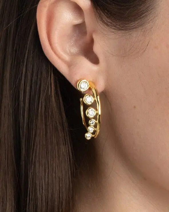 Alexis Bittar Asterales Orb Hoop Earrings