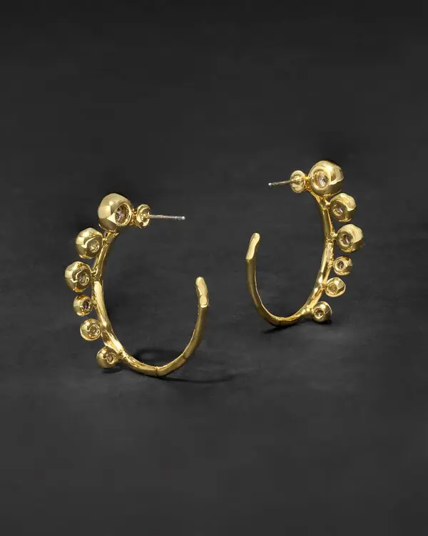 Alexis Bittar Asterales Orb Hoop Earrings