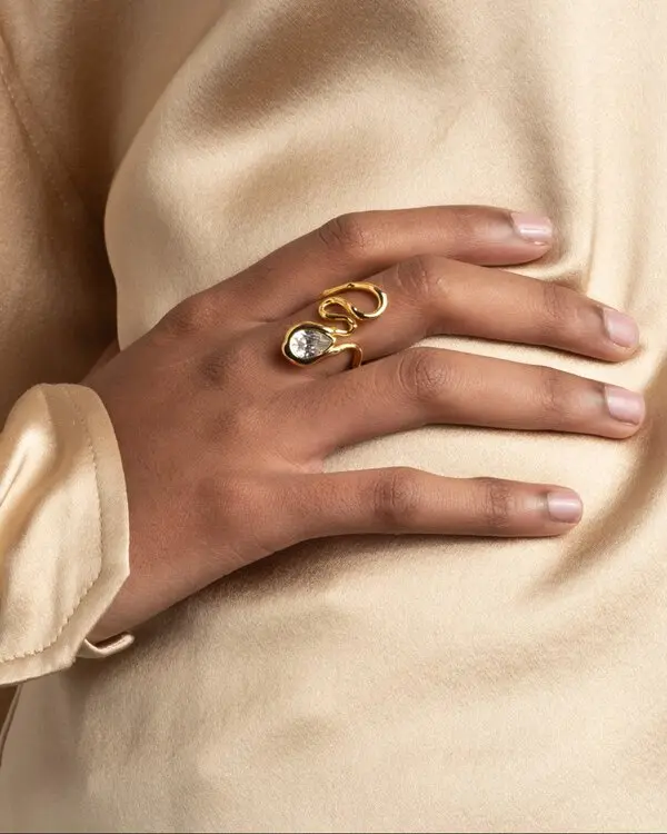 Alexis Bittar Asterales Vine Ring - Gold