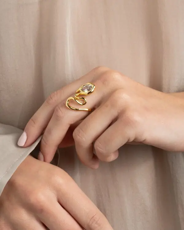 Alexis Bittar Asterales Vine Ring - Gold