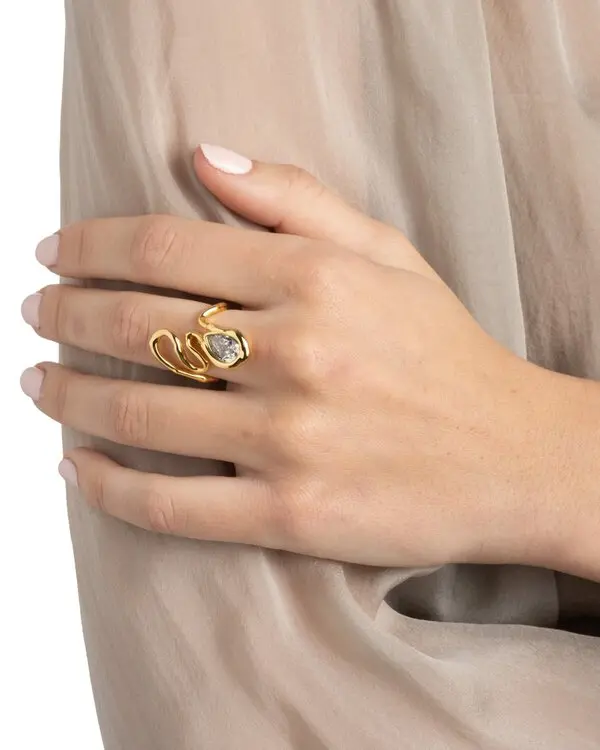 Alexis Bittar Asterales Vine Ring - Gold