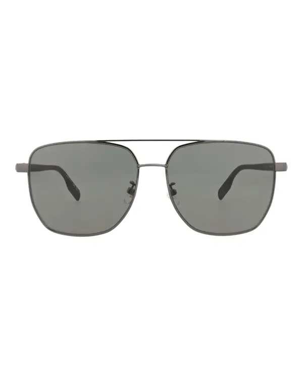 Montblanc Aviator Sunglasses - Ruthenium Grey Grey (mb0184sk/30011399/002)