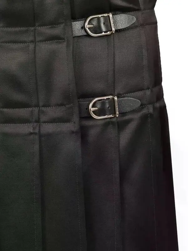 DURAZZI MILANO Pleated A-line Skirt