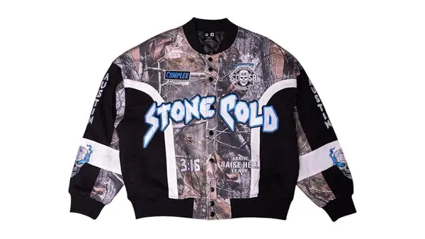 COMPLEX X Wwe Stone Cold Race Jacket - Camouflage