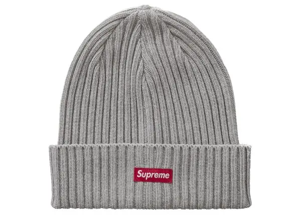 Supreme Overdyed Beanie - Heather Grey