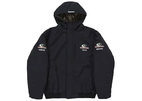 Supreme Gore Tex Mossy Oak Jacket - Black