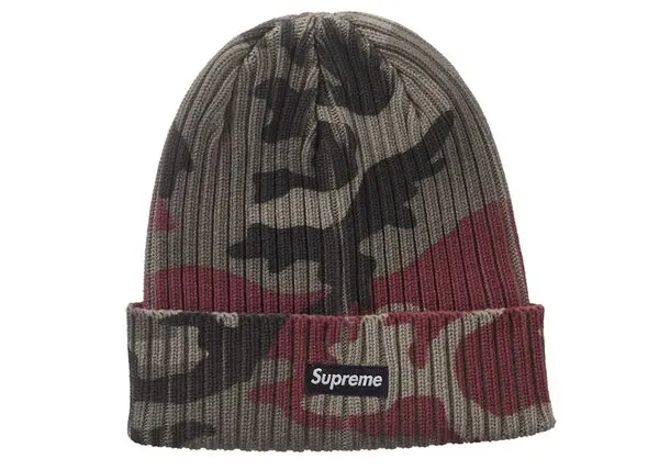 Supreme Overdyed Beanie - Camo