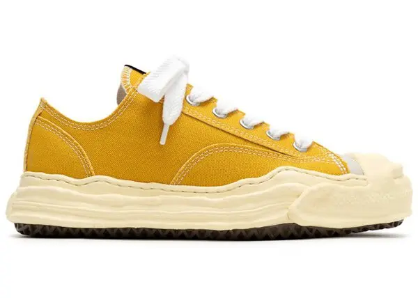 Mihara Yasuhiro Hank Vl Og Sole Canvas Low Sneakers - Yellow