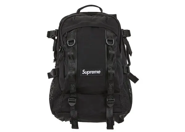Supreme Ss26 Logo Backpack - Black