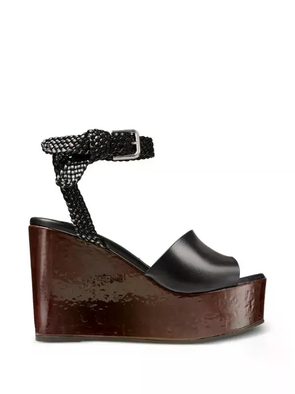 JIMMY CHOO Jori 100 Braided Sandals - Black
