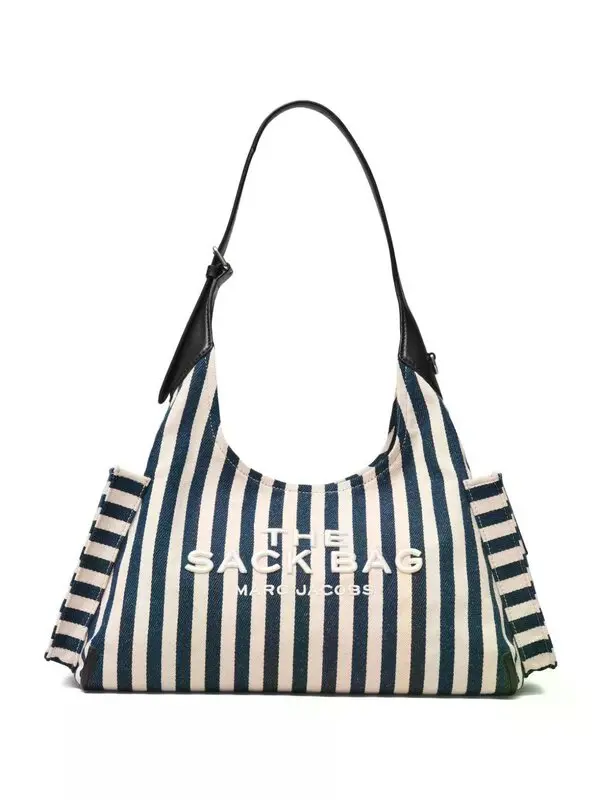 Marc Jacobs Striped Canvas Tote Bag - Blue