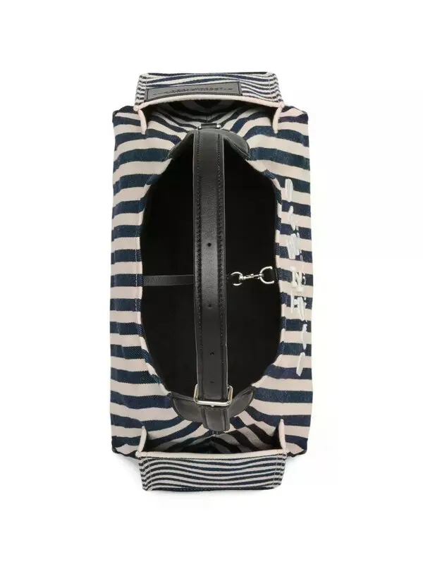 Marc Jacobs Striped Canvas Tote Bag - Blue