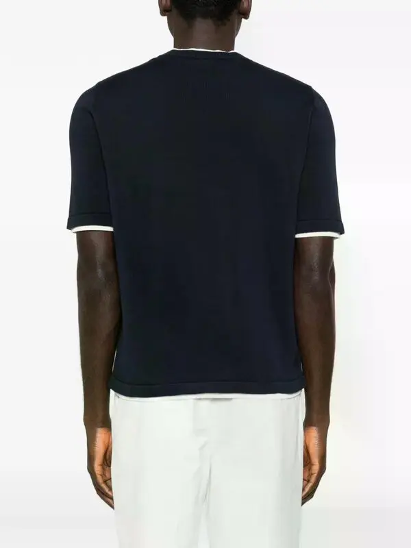 Eleventy Round-neck T-shirt - Black