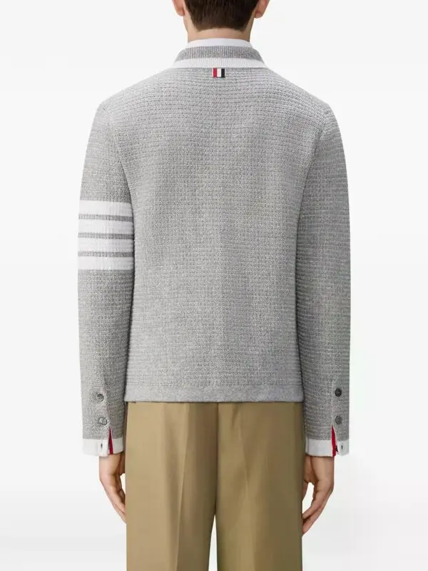 Thom Browne Signature Striped Cardigan Jacket