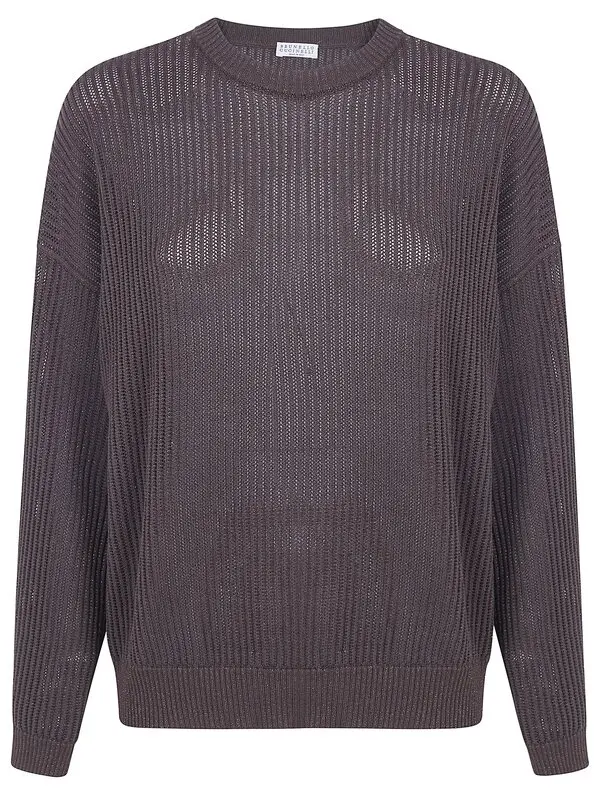 Brunello Cucinelli Round Neck Sweater - Brown