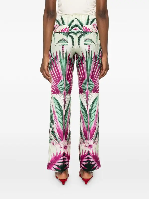 F.R.S FOR RESTLESS SLEEPERS Printed Silk Trousers