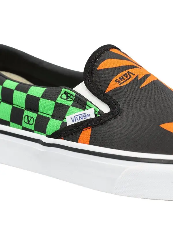 VALENTINO GARAVANI X VANS Printed Slip-on Sneakers - Green