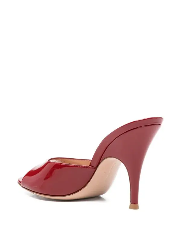 GIANVITO ROSSI Sofia Patent Leather Mules