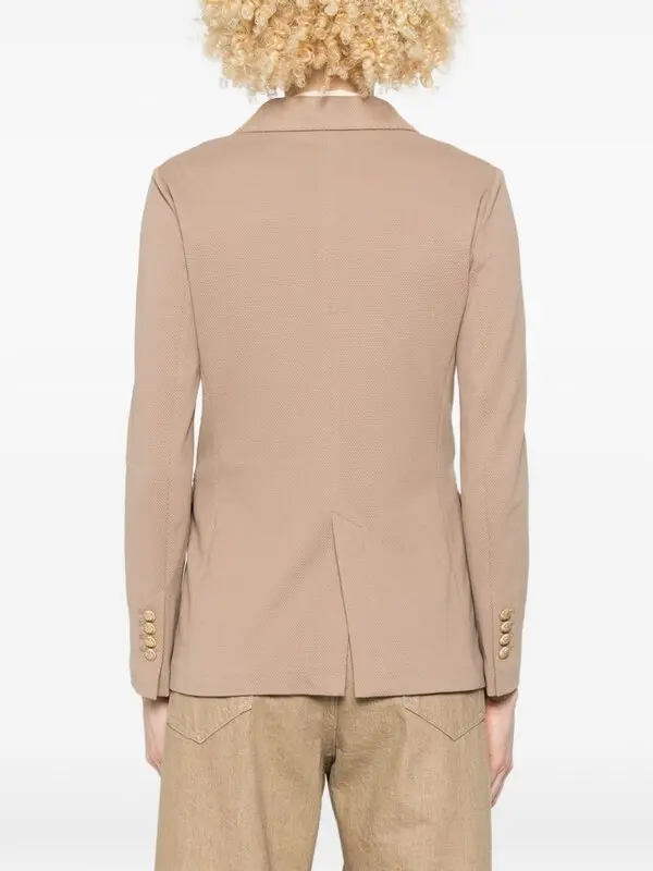 CIRCOLO 1901 Cotton Double-breasted Jacket - Brown