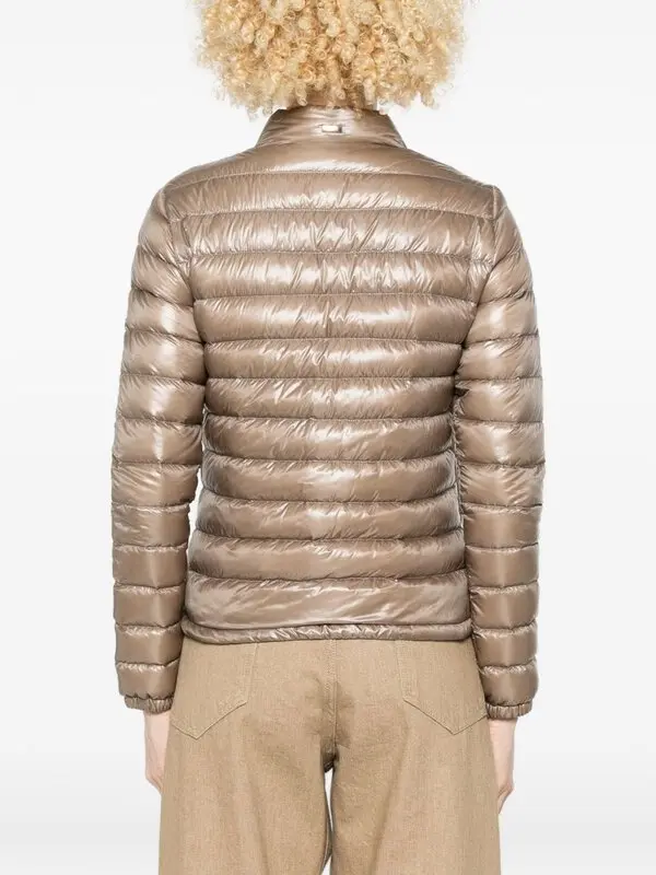 Herno Nylon Short Down Jacket - Grey