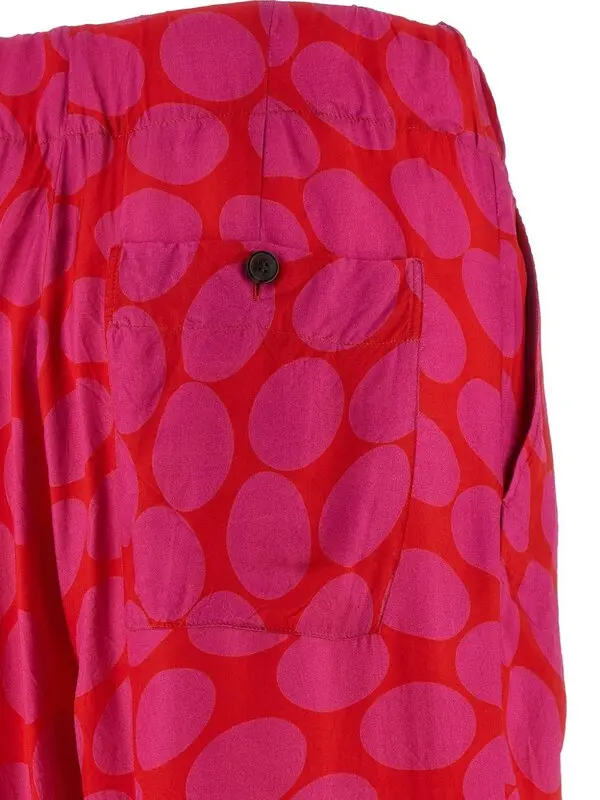 Dries Van Noten Flared-leg Trousers - Pink