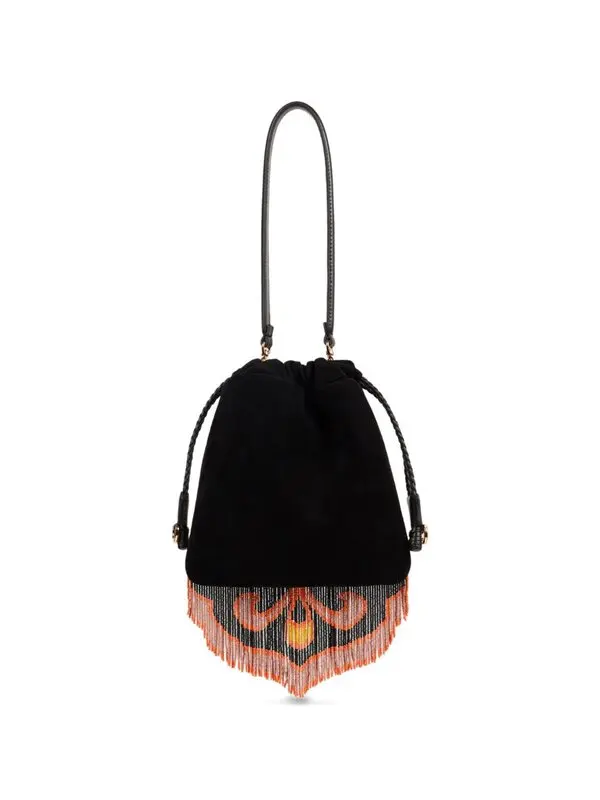 Etro Suede Leather Bucket Bag