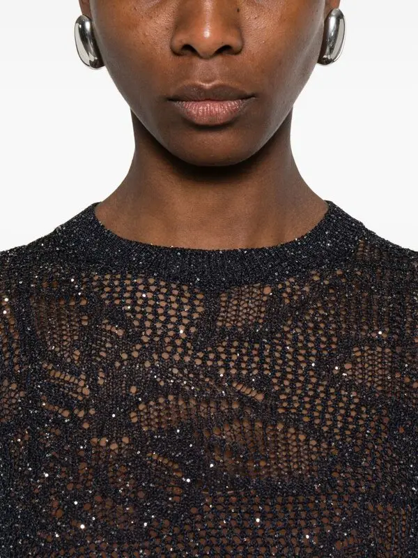 Fabiana Filippi Openwork T-shirt